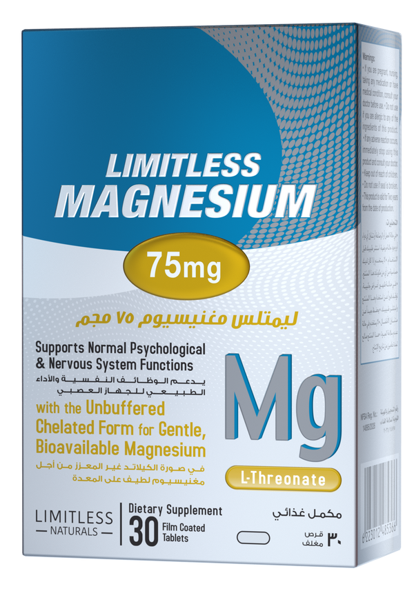 Limitless Magnesium L-threonate 75 mg – Shop Limitless